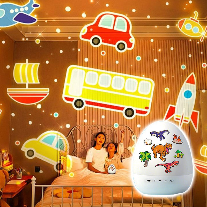 Dinosaur Egg Night Light Projector with Music For Kids – rexemall
