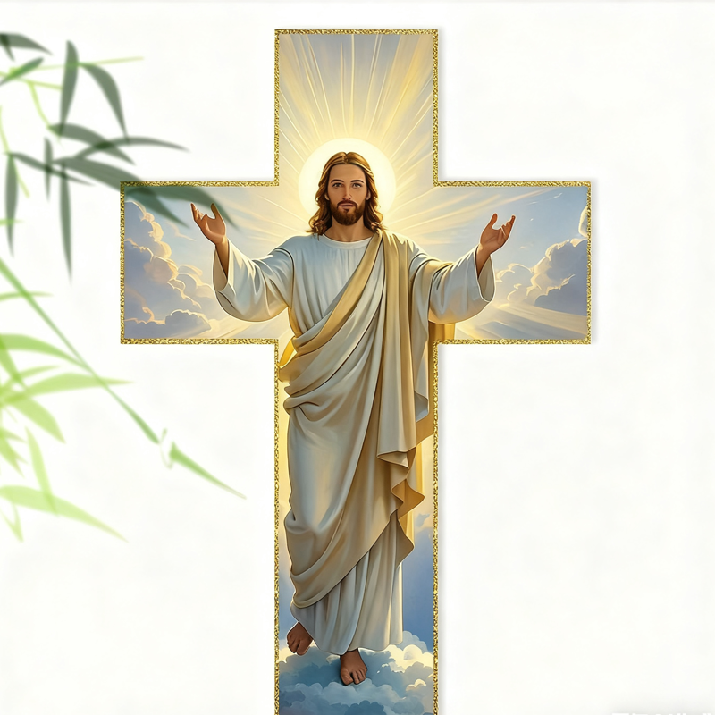 Retro Jesus Christ Wall Cross Decor – rexemall